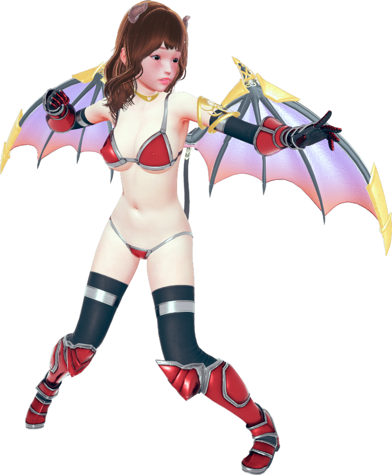 Succubus Free Visual Novel Character 170 Image Set With Photoshop Files by Quark_Yifu