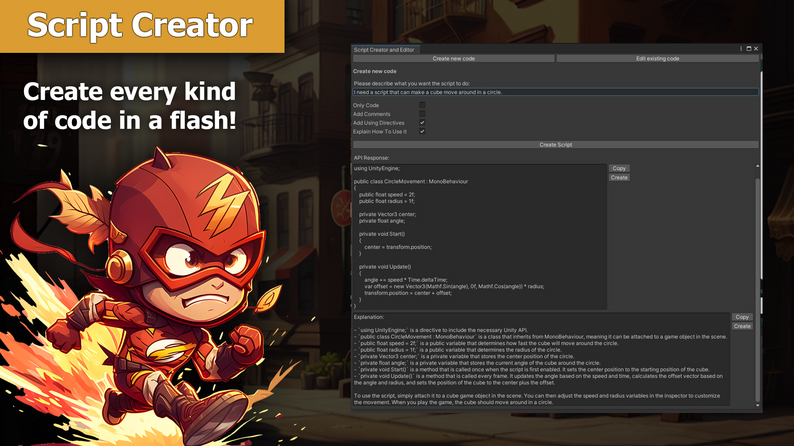 uAI - Unity3D AI Assistant powered by ChatGPT by AssetRealm