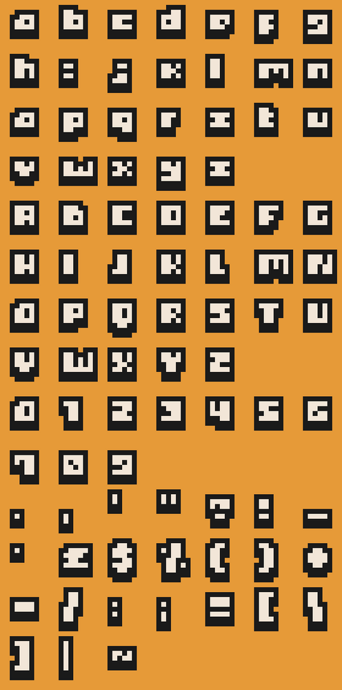 bitByBit_ [Font] by Kevin's Mom's House