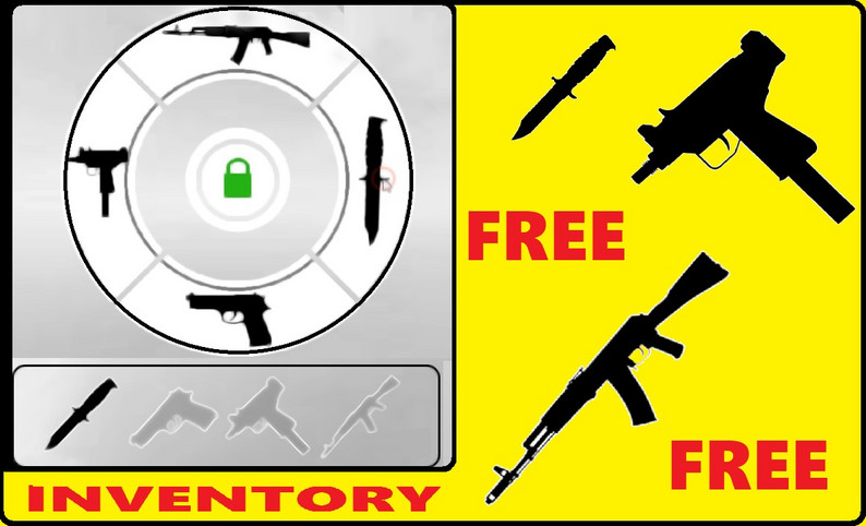 Weapons Inventory UI system Free Project by RUDE-RUDY-TUTORIALS