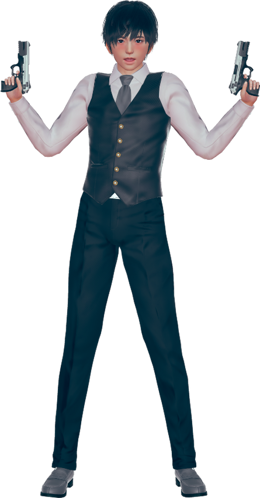 Ron Visual Novel Character Sprite with photoshop files by Quark_Yifu