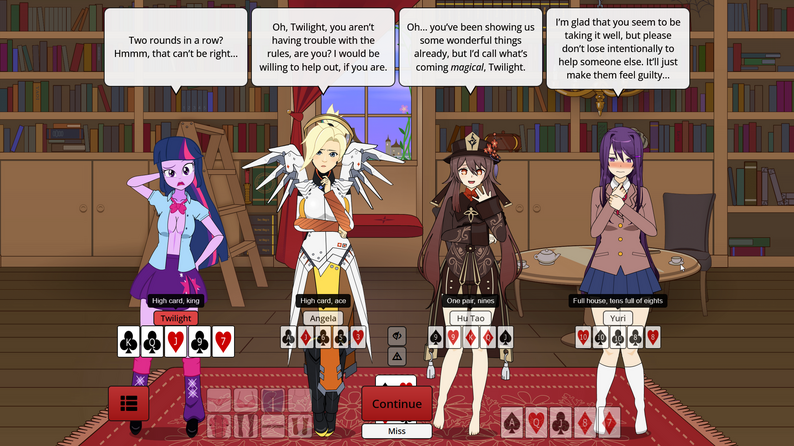 Strip Poker Night at the Inventory by SPNATI