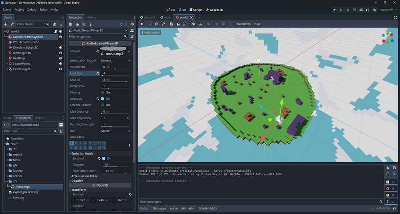 Godot 4 - 3D-Multiplayer Dedicated Server Template by Jumpingeyes Games