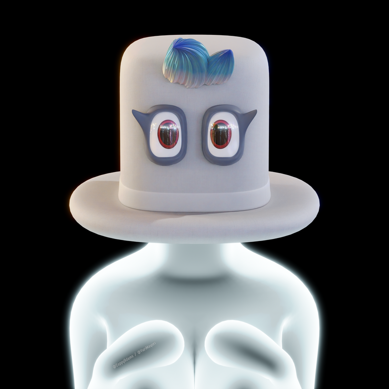 Female Cappy (3D Model for Blender 3.4.1) by CappyAdams