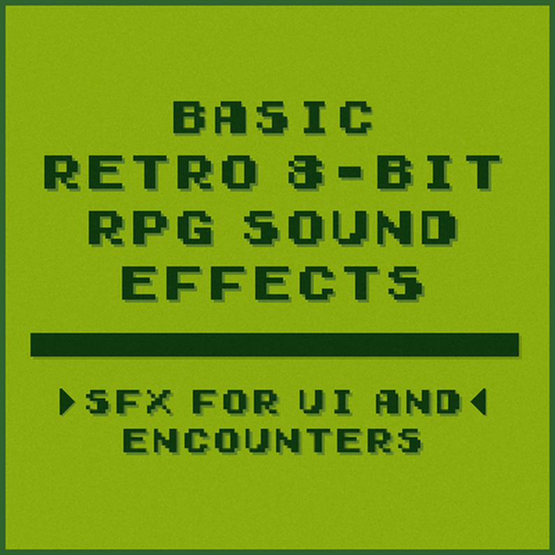 Basic Retro 8-bit RPG Sound Effects by May Genko