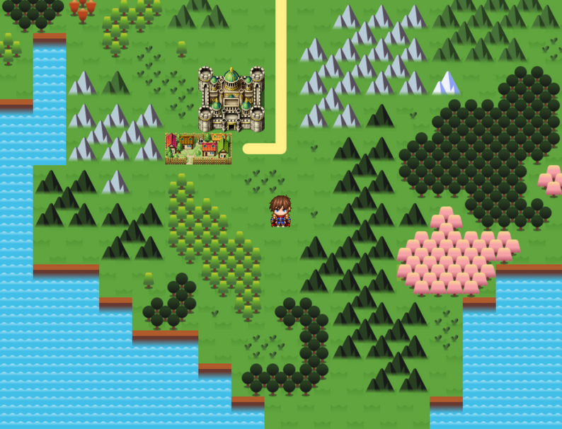 Overworld RPG Maker Tileset by LadyLuck