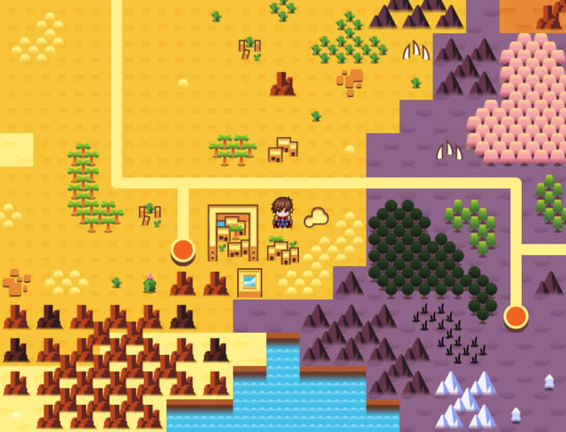 Overworld RPG Maker Tileset by LadyLuck