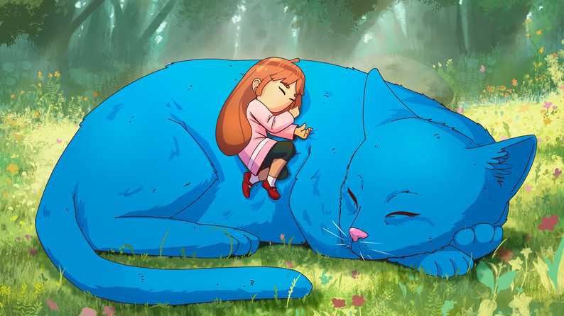 The Blue Cat by Devcats