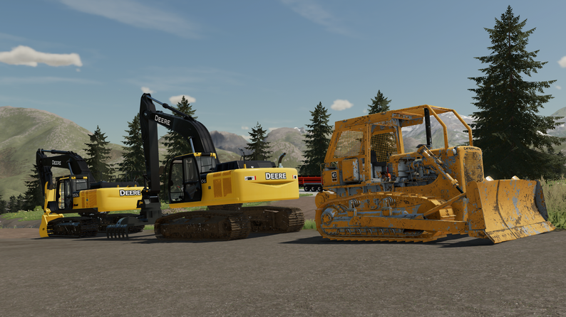 FS22 Deeretachi Excavator Pack by GEM Group Modeling & Edits