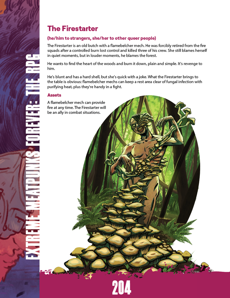 Extreme Meatpunks Forever The Roleplaying Game By Sinister Beard Games