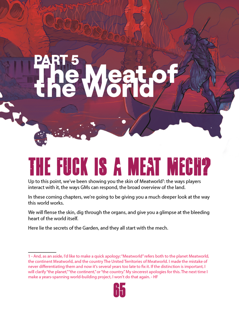 Extreme Meatpunks Forever: The Roleplaying Game by Sinister Beard Games