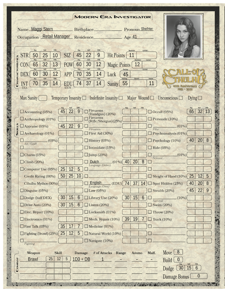 Nameless Horrors Free Handouts Pack (Call of Cthulhu) by Chaosium