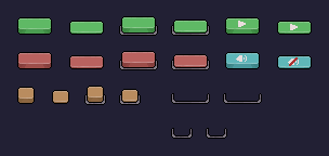Pixel Button Asset Pack by adwitr