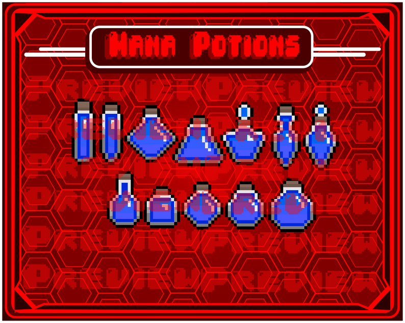 Fantasy Potion Pack by Holo_Robot