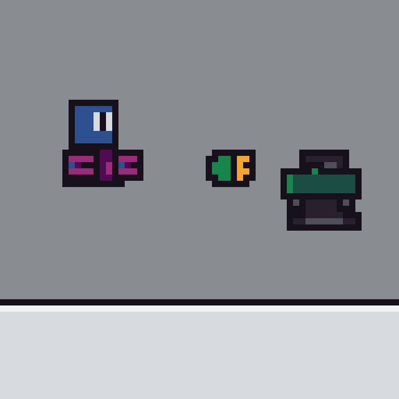 Mini Modular Platformer Sprites - Sci-fi by Morgan G Brown