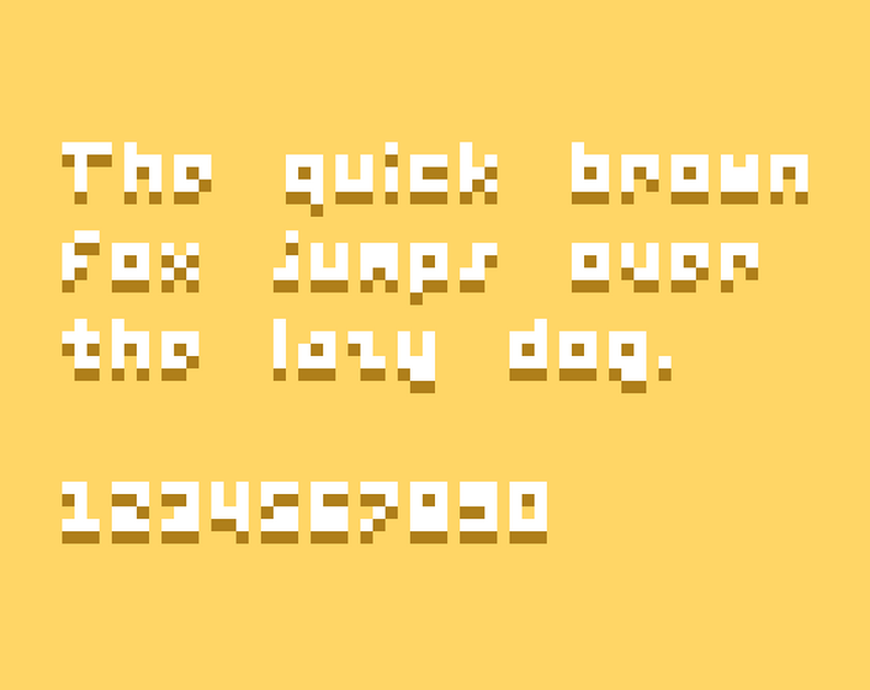 Tiny Talk - 4x4 Small Pixel Font by VEXED