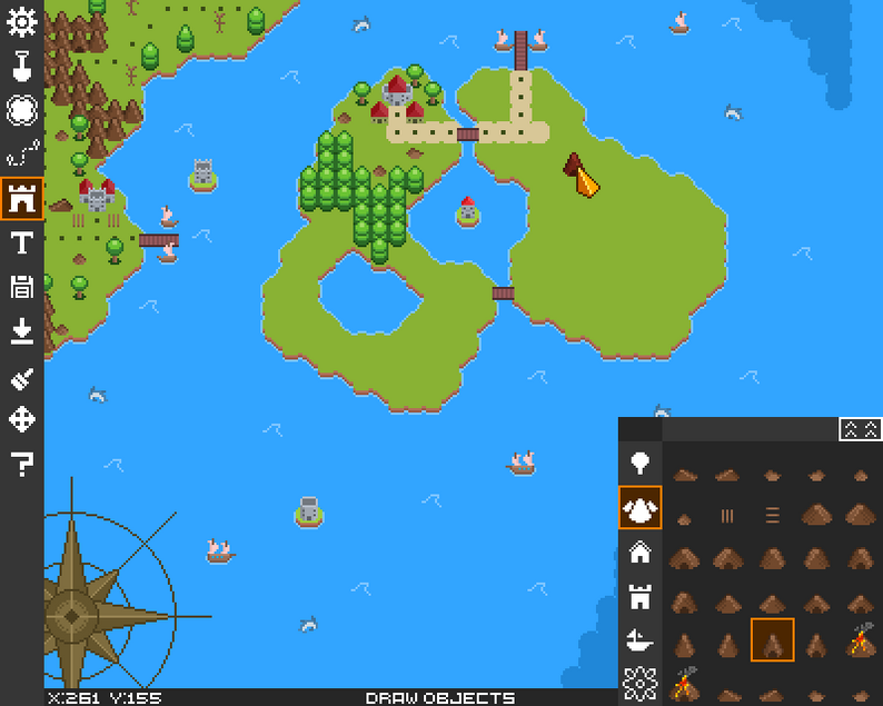 Map Creator Tool - Pixel Worldcraft by ELV Games