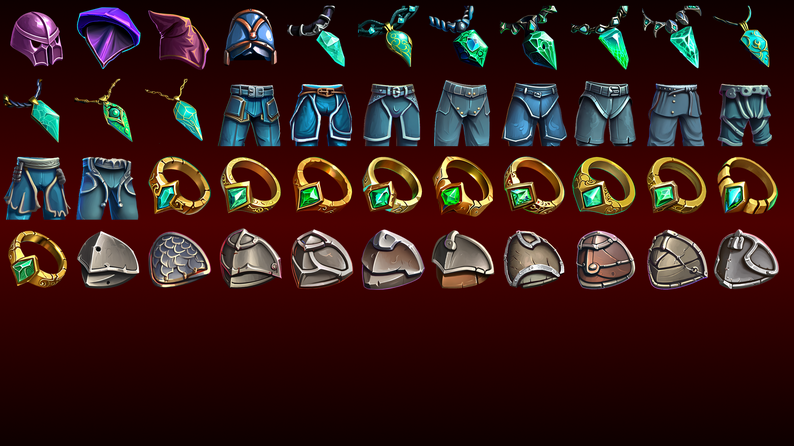 110 Free Armor And Jewelry Icons by CaptainCatSparrow