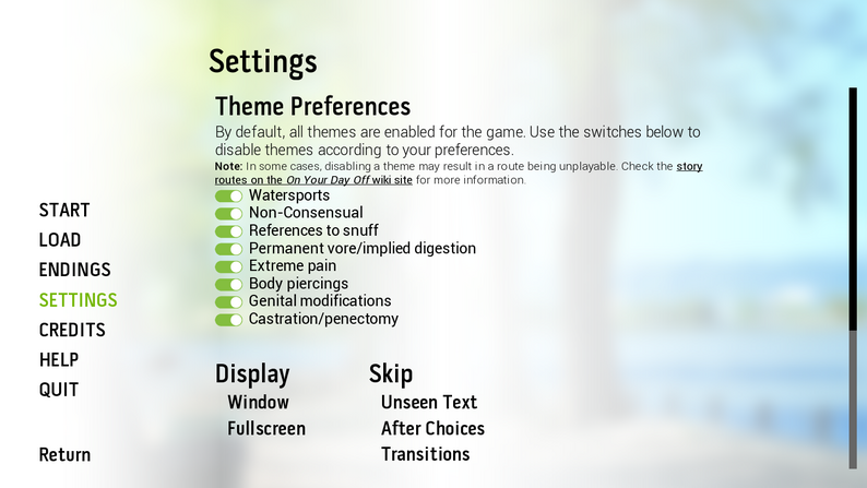 On Your Day Off by runneroo