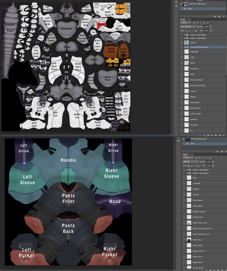 Synth VRchat Model by Zairiza