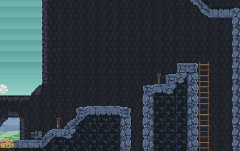 Pixel Art Platformer Tileset by rvros