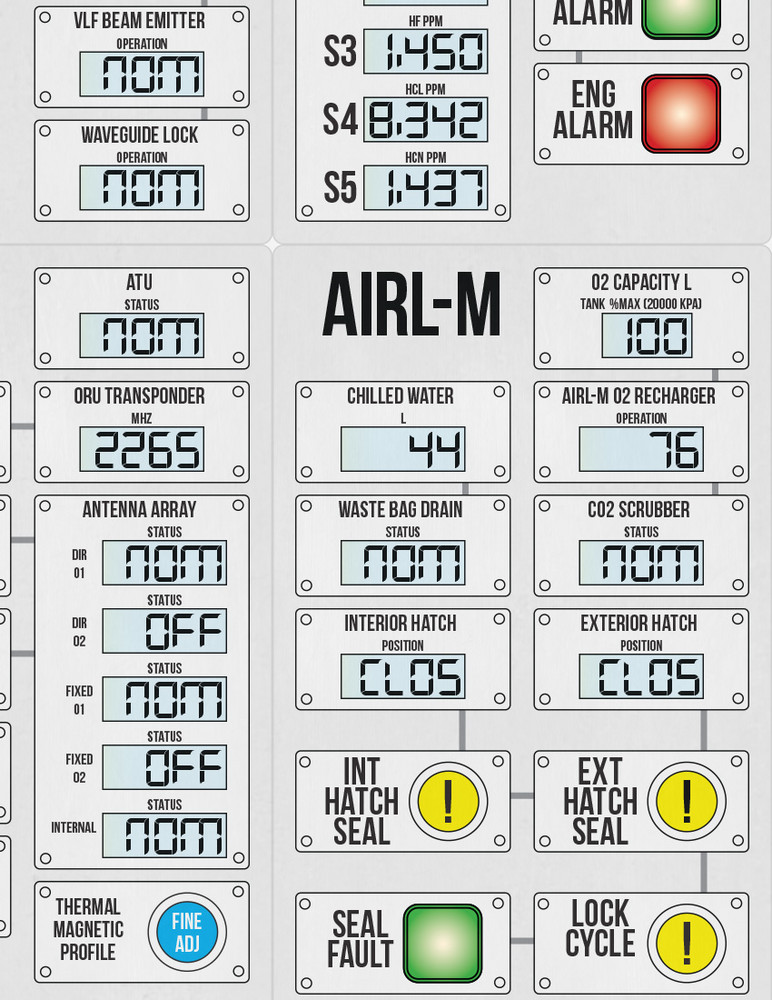 Space Control Panels for Larp and Home Decor by Bully Pulpit Games