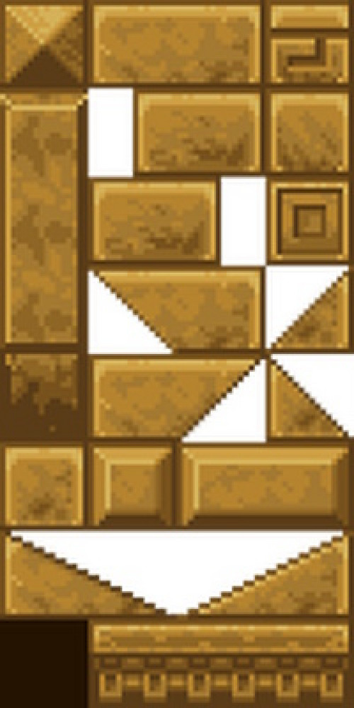 Block Tileset 4 Colors by RetroViralGames