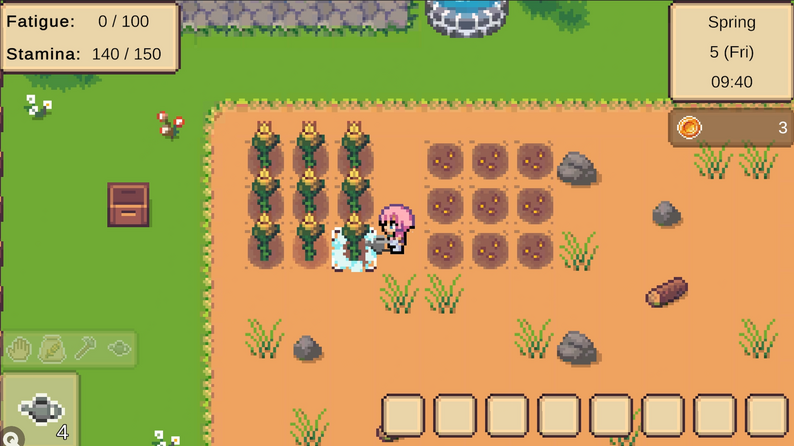 Farm Game in Unity Course project by Sunny Valley Studio