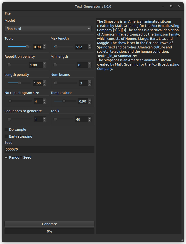 AI Chat Generator | Chat AI with Google Flan-T5 by Capsize Games