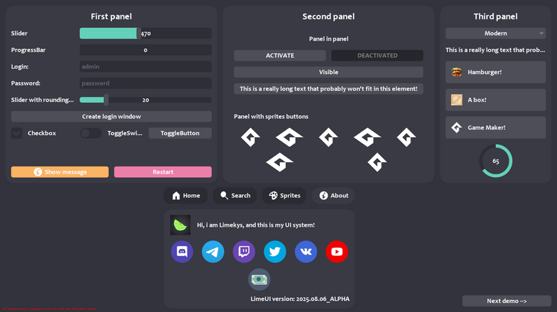 Lime.UI [alpha] by Limekys