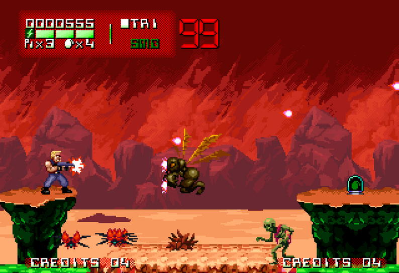 Cyborg Force Neo Geo by OzzyOuzo, Johnny16bit