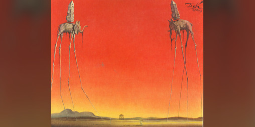 Salvador Dalí - Los Elefantes, 1948 by Art Unfrozen
