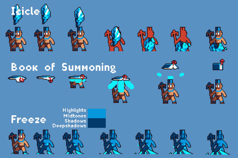 Pixel Magic Spell Set 3 by Free Game Assets (GUI, Sprite, Tilesets)