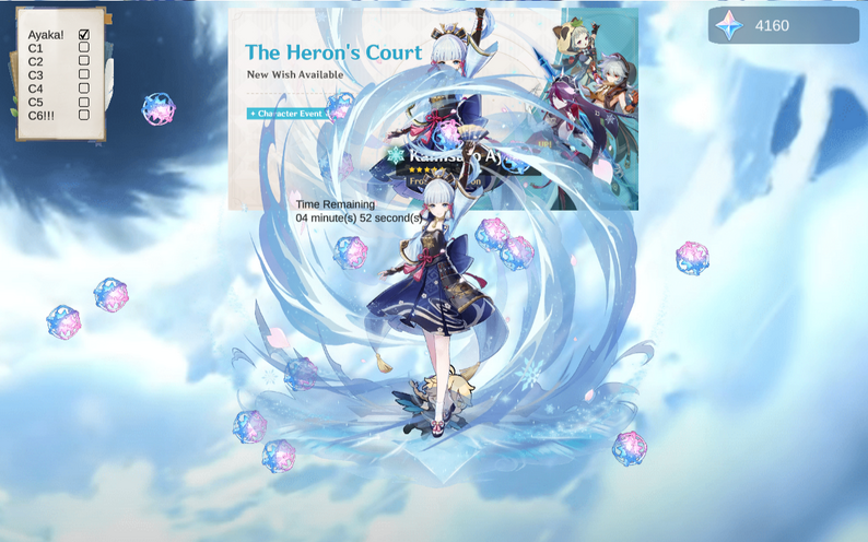 Genshin Banner Simulator - Bullet Hell Edition by Kenji-chan