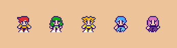 11 Retro Pixel Characters! by PixelFight