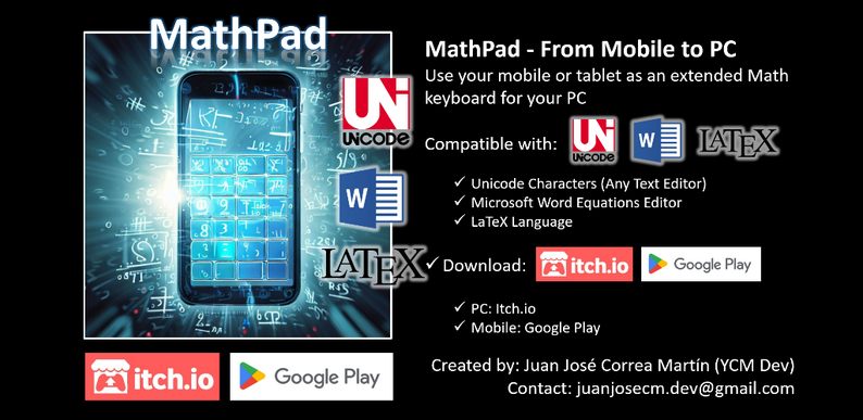MathPad - From Mobile to PC by jcmdev