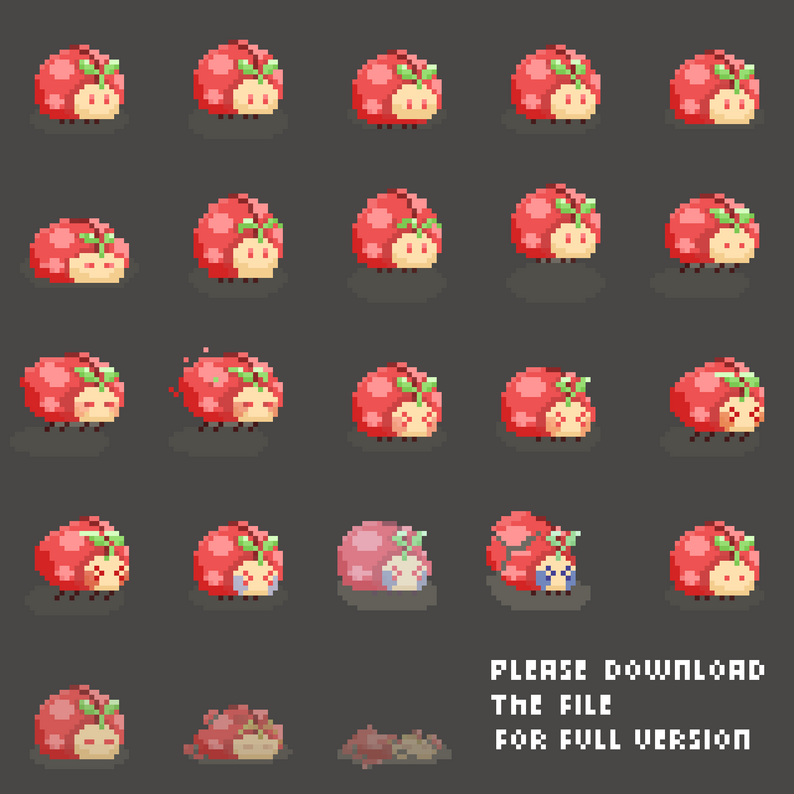 Miss Ladybug Sprite Sheet by Leanpus
