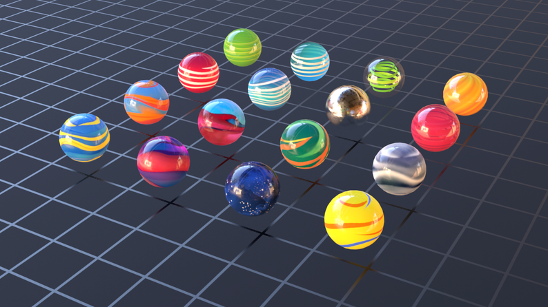 Marbles 3D pack by FUZE Technologies