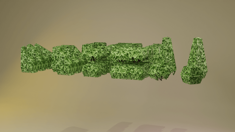 PSX style modular hedges by valsekamerplant