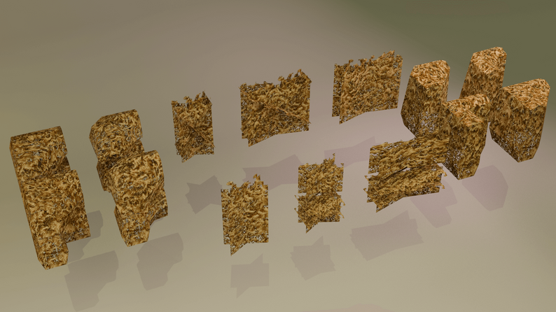 PSX style modular hedges by valsekamerplant