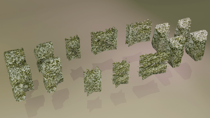 PSX style modular hedges by valsekamerplant