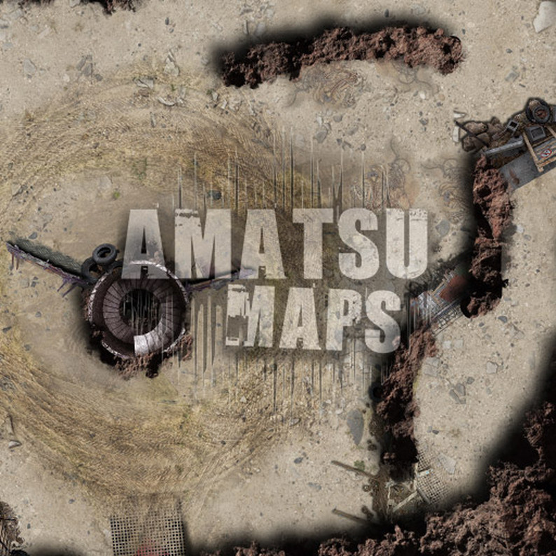 Workshop ☢️ Post apocalyptic VTT Battlemap by Amatsu Maps