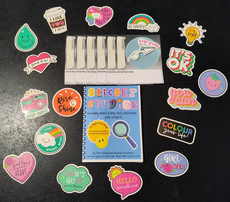 Sticker Studies by Beth and Angel Make Games