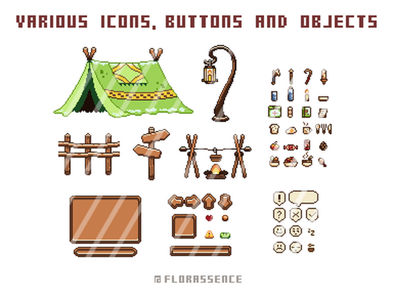 Pixel Adventure Land - Sprites & BGs [Free+Premium] Game Assets Pack by ...