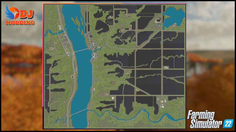 FS22 Upper Mississippi River Valley 4x by DJ Modding