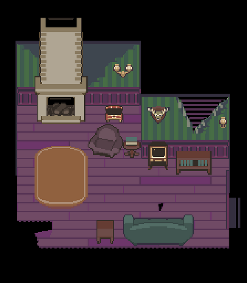 Spooky Mansion Pixel Art Asset Pack by Chip Potato