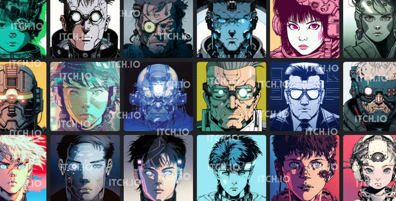Cyberpunk Unique portraits\avatars\icons collection (123 avatars) by ...