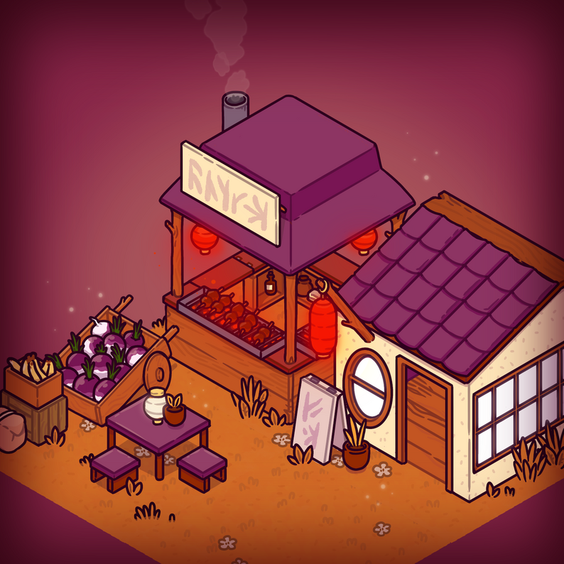 Cozy Isometric RPG Village (Tileset) by Penzilla