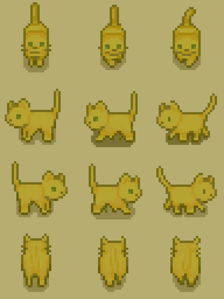 Pixel Cats Pack by Joao9396