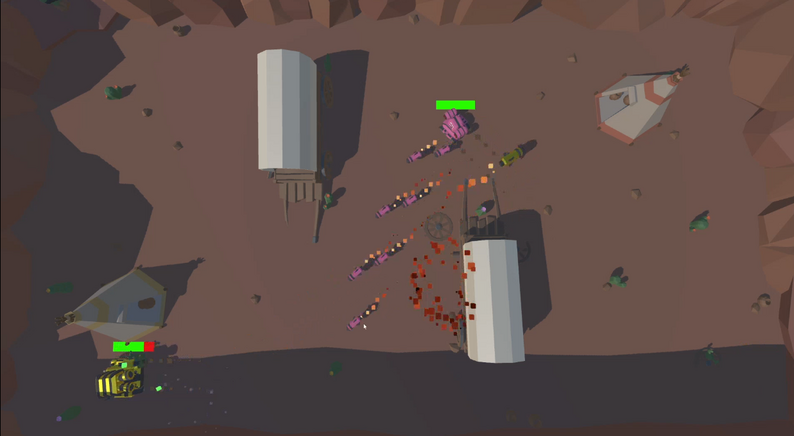 Tank Tussle by Tennissky